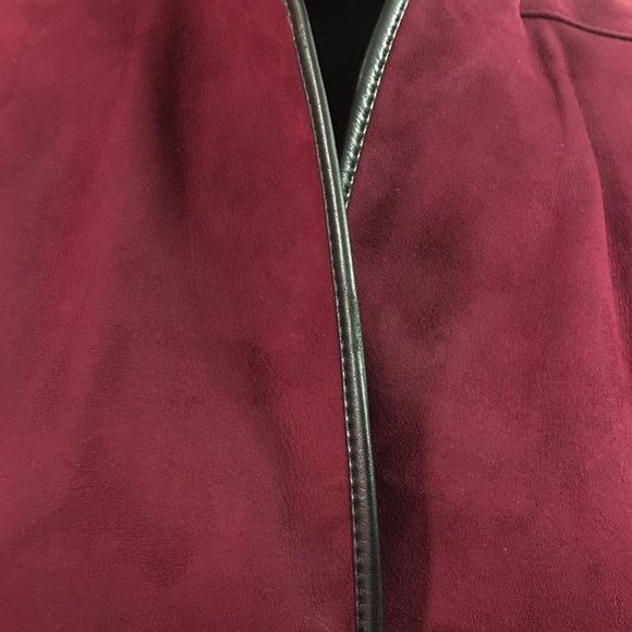 VINTAGE GABRIEL LEVY | Jackets & Coats | Gabriel Levy Cropped Burgundy ...
